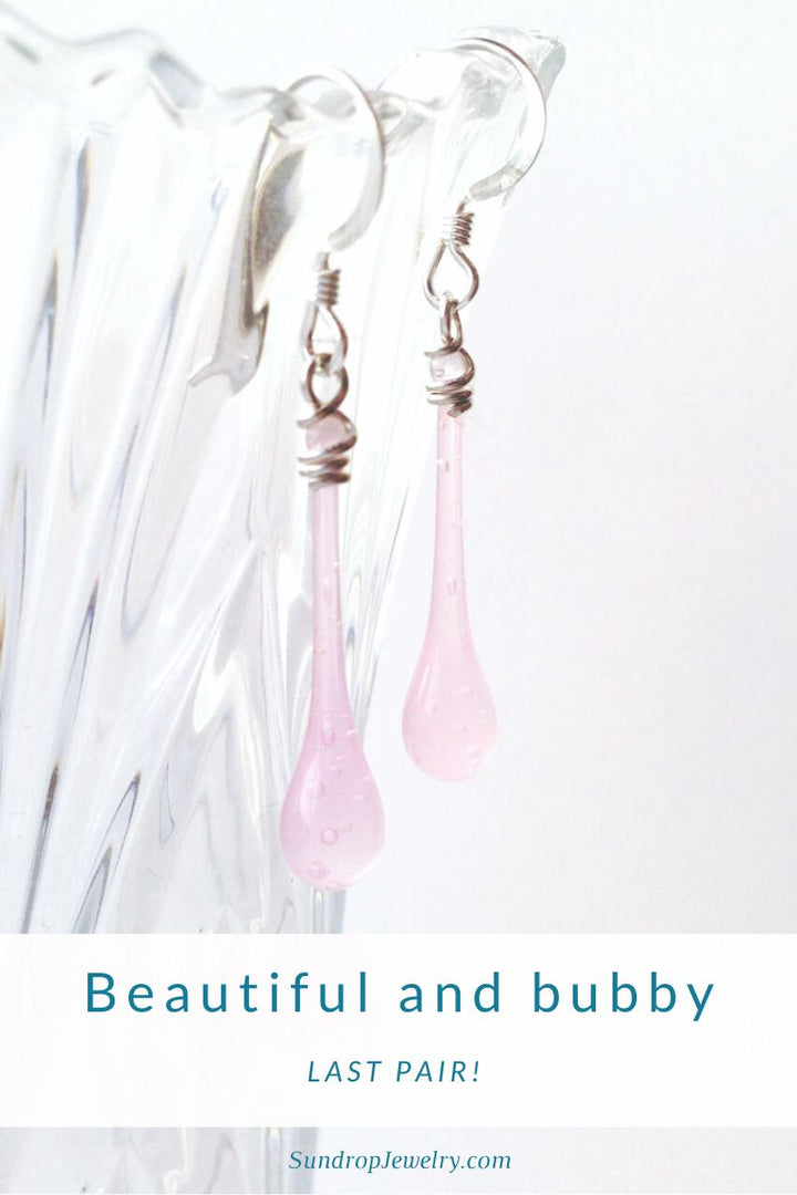This bubbly pink is just too hard to melt!