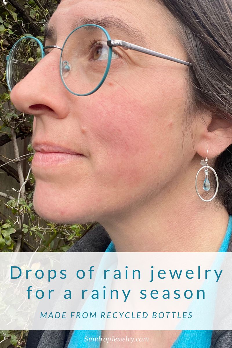 Drops of rain jewelry for a rainy season