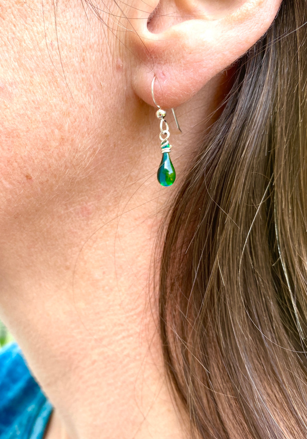 Glass earrings and more by Sundrop Jewelry: Sun-Melted Glass Jewelry